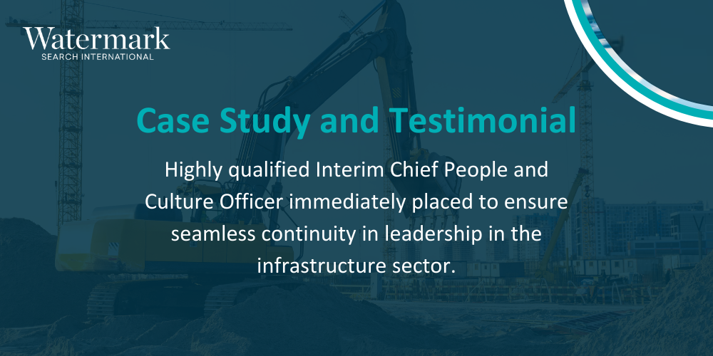 Case Study: Interim Chief People and Culture · Watermark Search